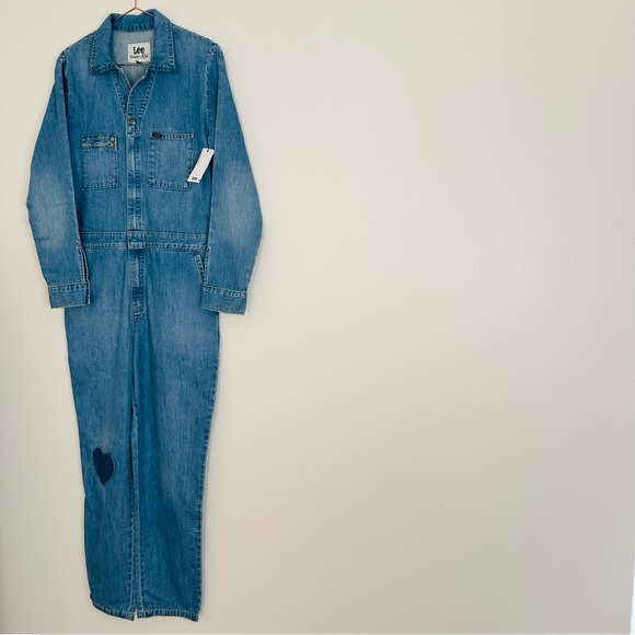 Lee | Jeans | New Lee Unionalls Vintage Look Denim Blue Long Sleeve ...